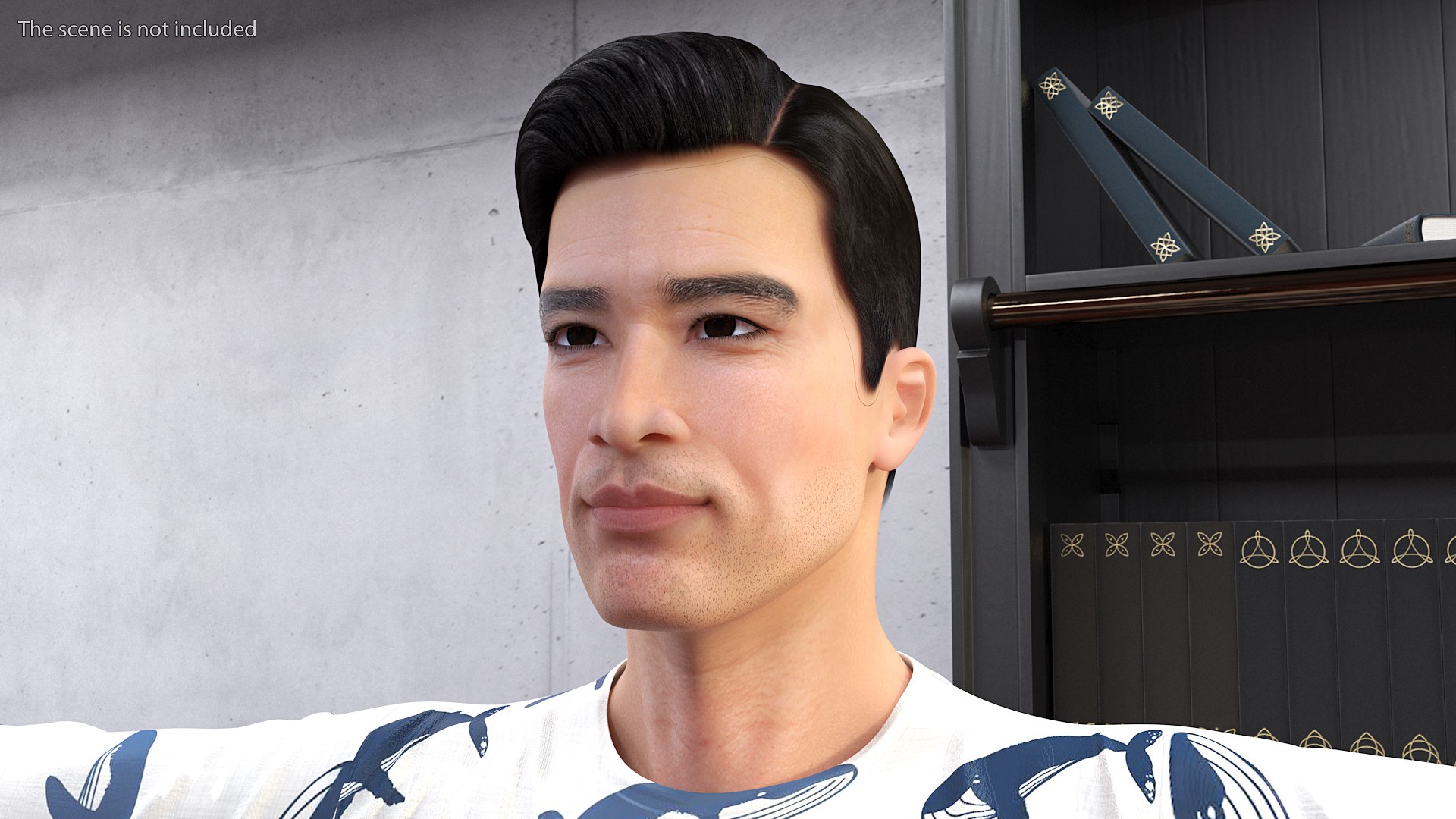 Asian Man Head 3D Model - TurboSquid 1816320
