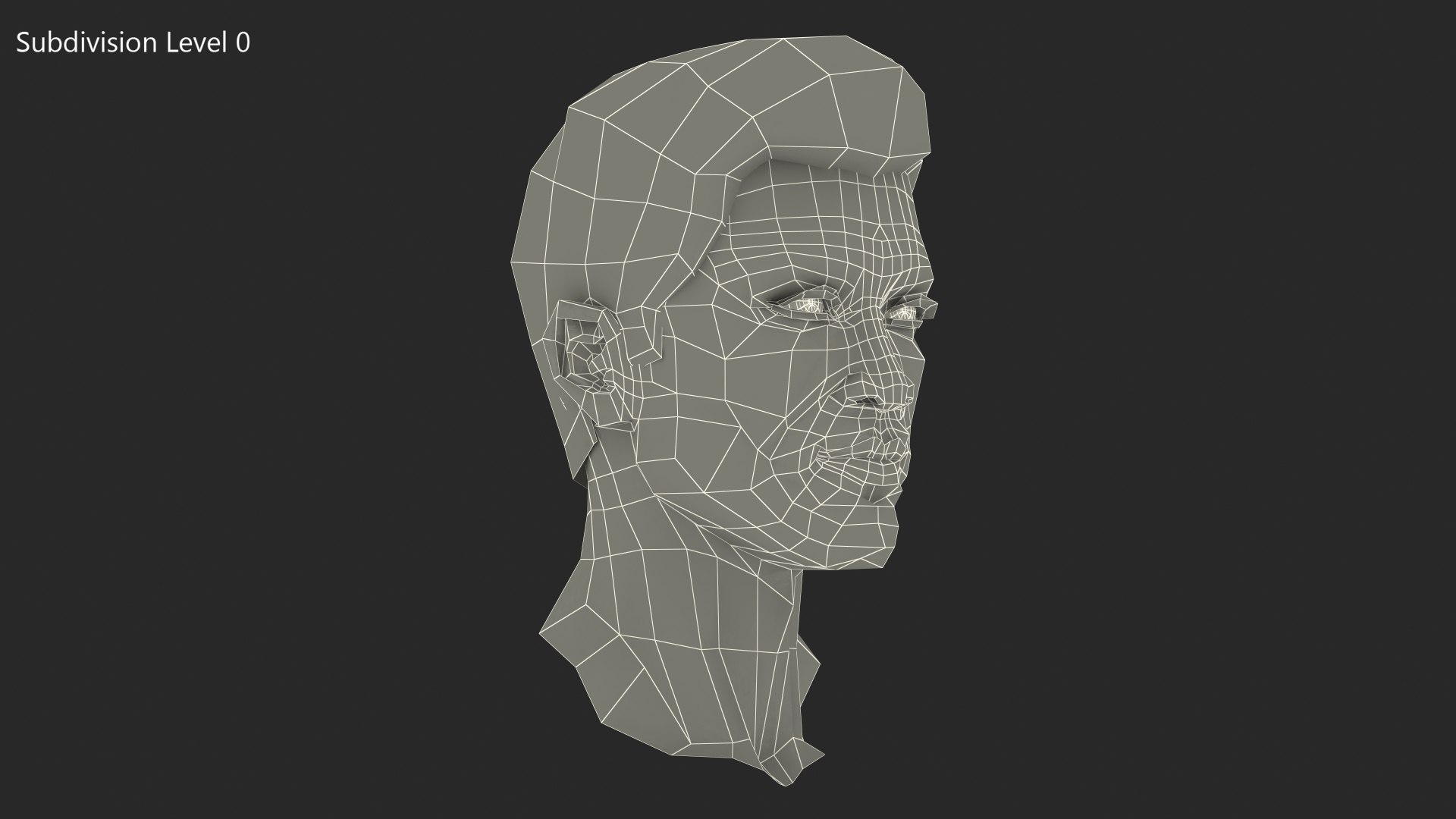 Asian Man Head 3D Model - TurboSquid 1816320