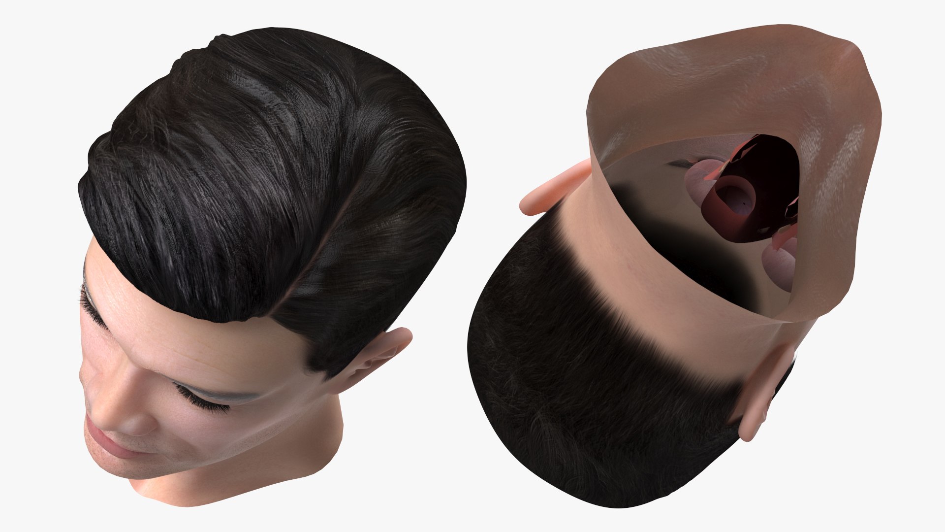 Asian Man Head 3D Model - TurboSquid 1816320