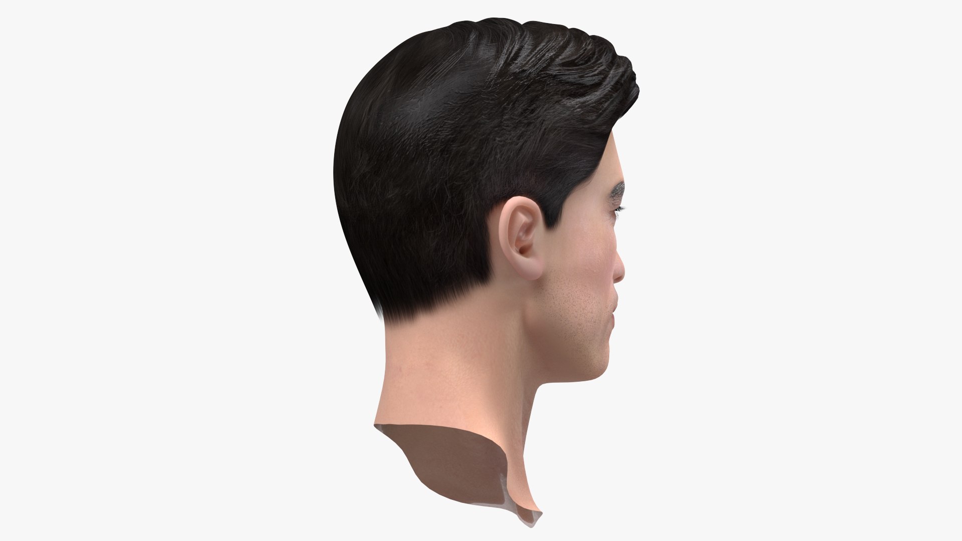 Asian Man Head 3D Model - TurboSquid 1816320