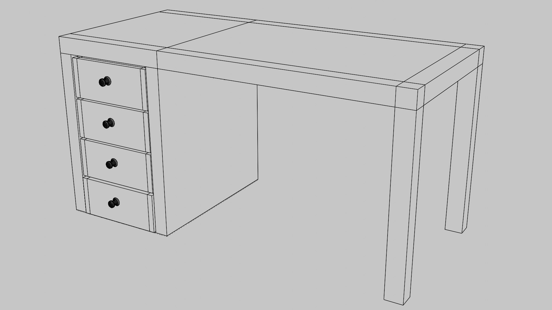 3D Desk - TurboSquid 2035576