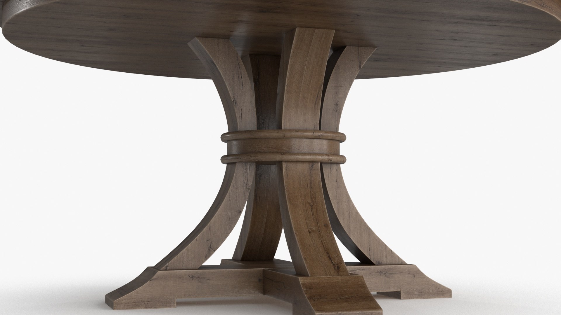 3D Model Dining Table Brown Grey - TurboSquid 2262523