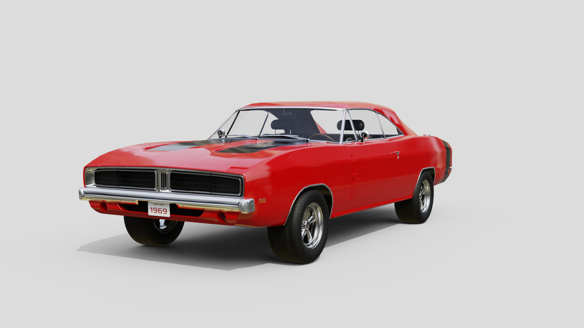 3D Classic Muscle Cars Set Realistic And Game-Ready Model - TurboSquid ...
