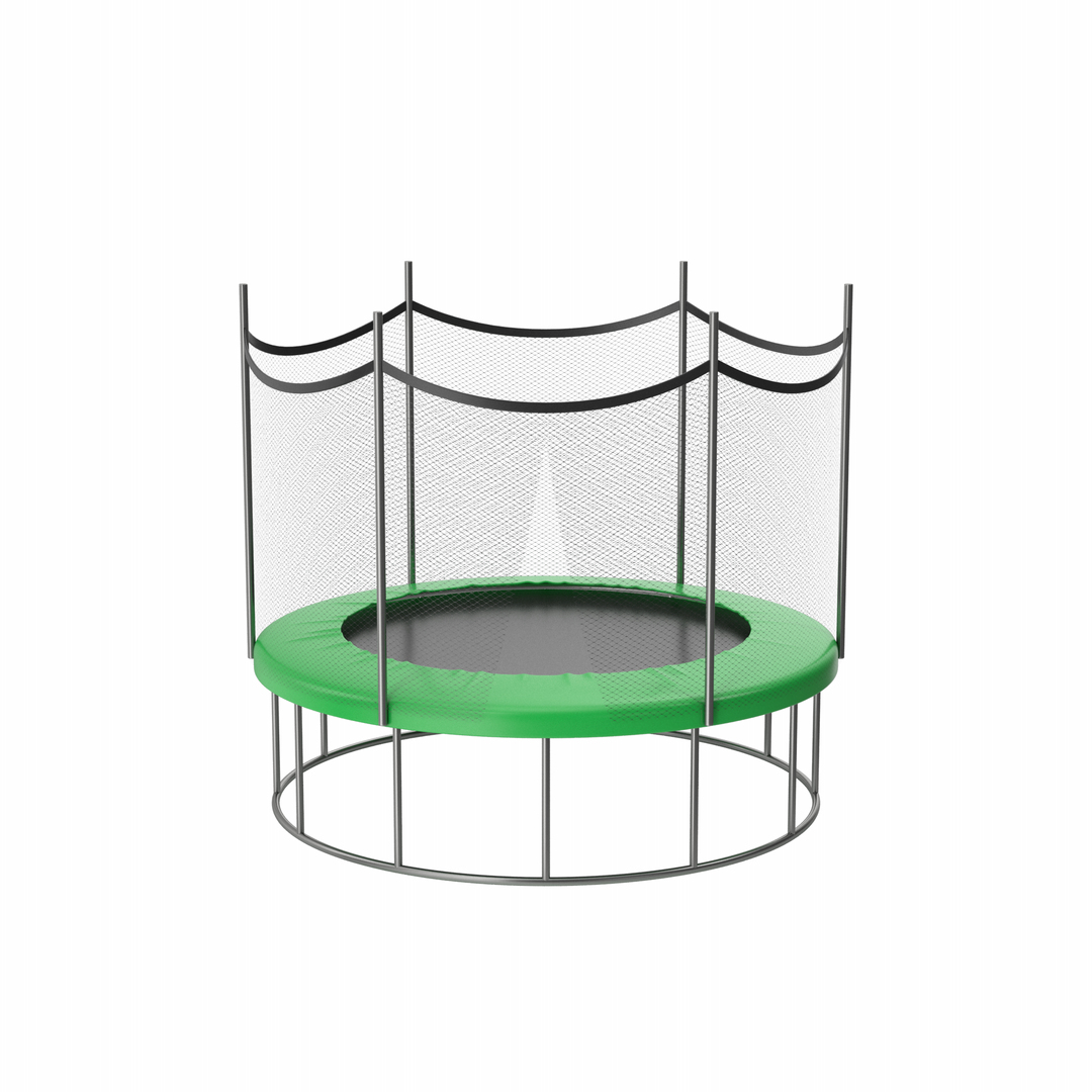 Green Trampoline 3D Model - TurboSquid 2170950