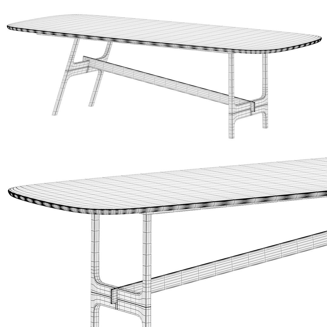 Slot Table Model - TurboSquid 1930919