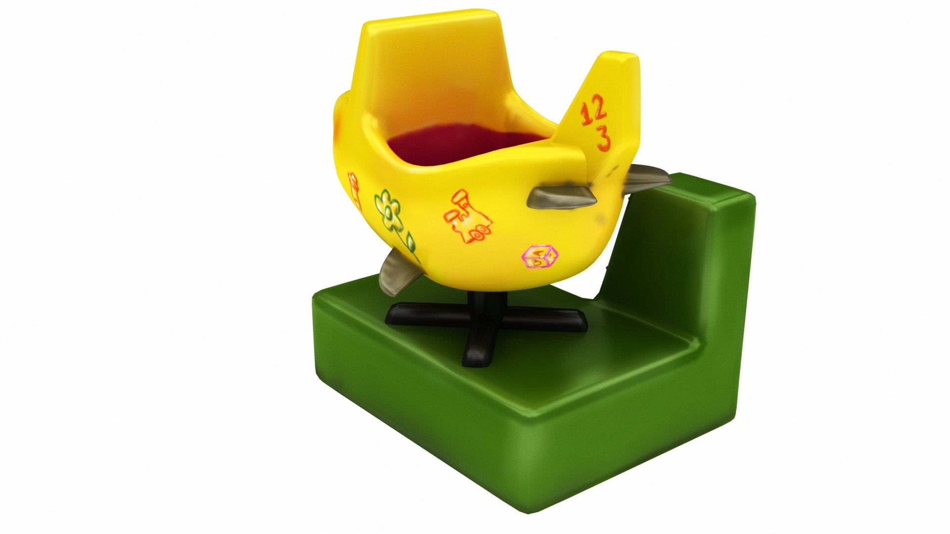 3D Model Coin Operated Ride - TurboSquid 1503278