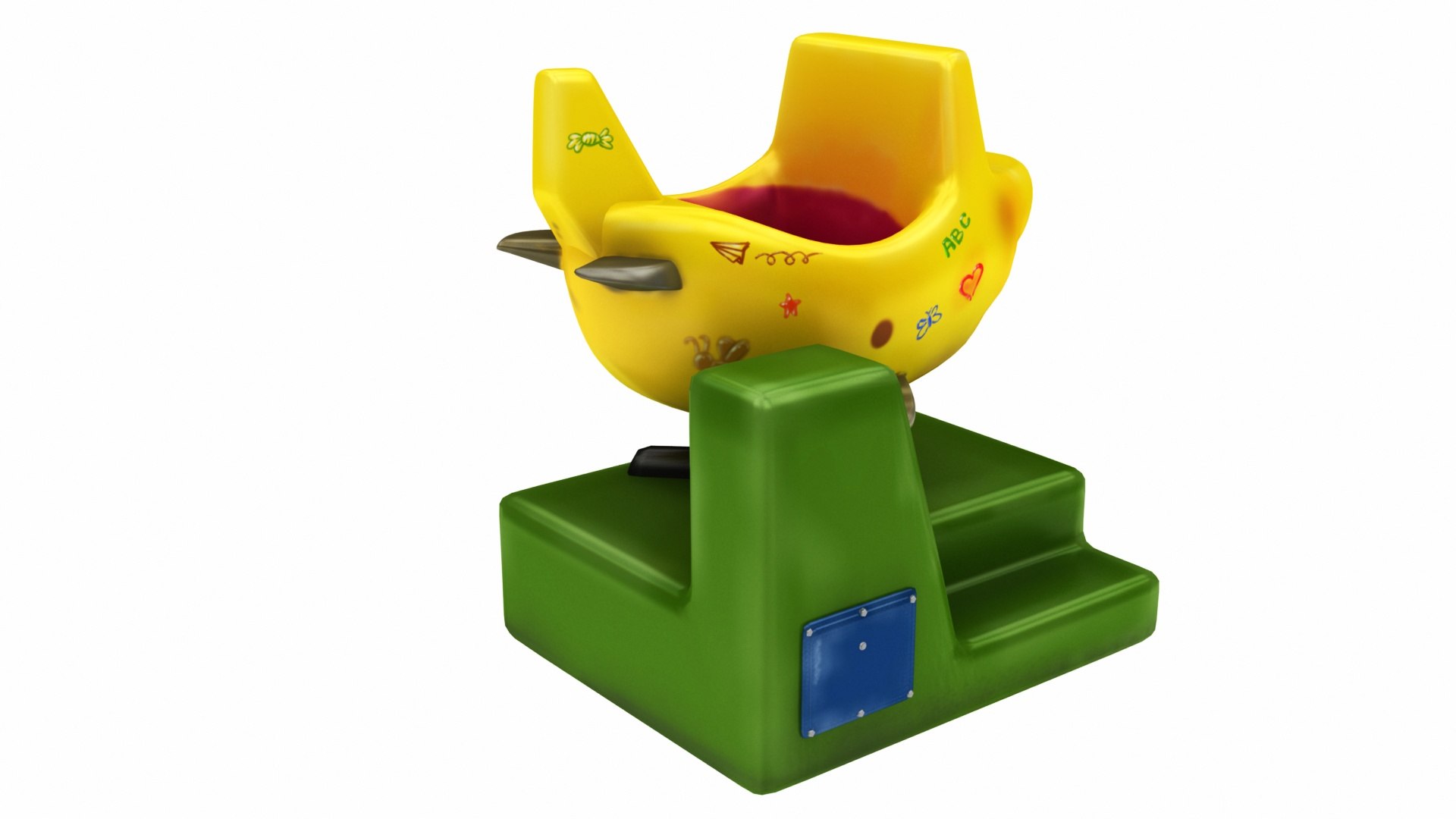 3D Model Coin Operated Ride - TurboSquid 1503278