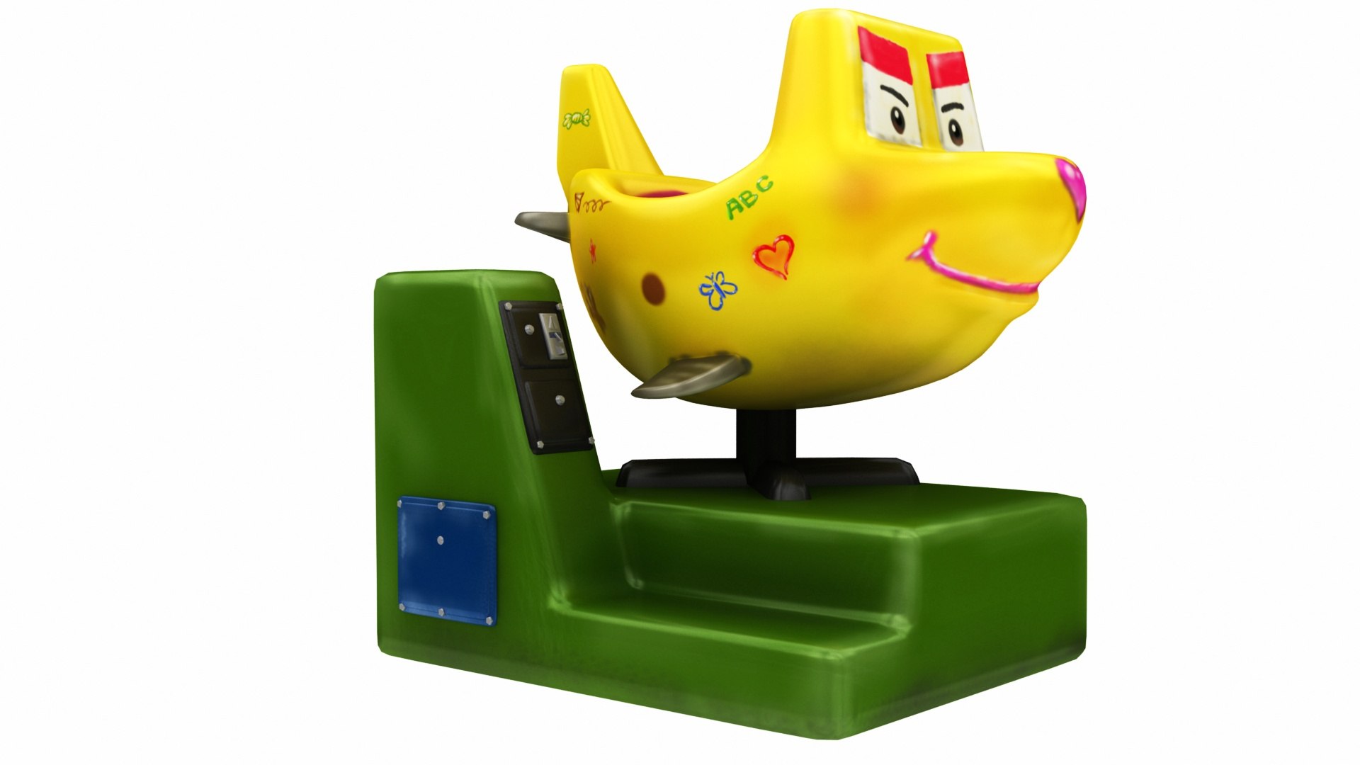 3D Model Coin Operated Ride - TurboSquid 1503278
