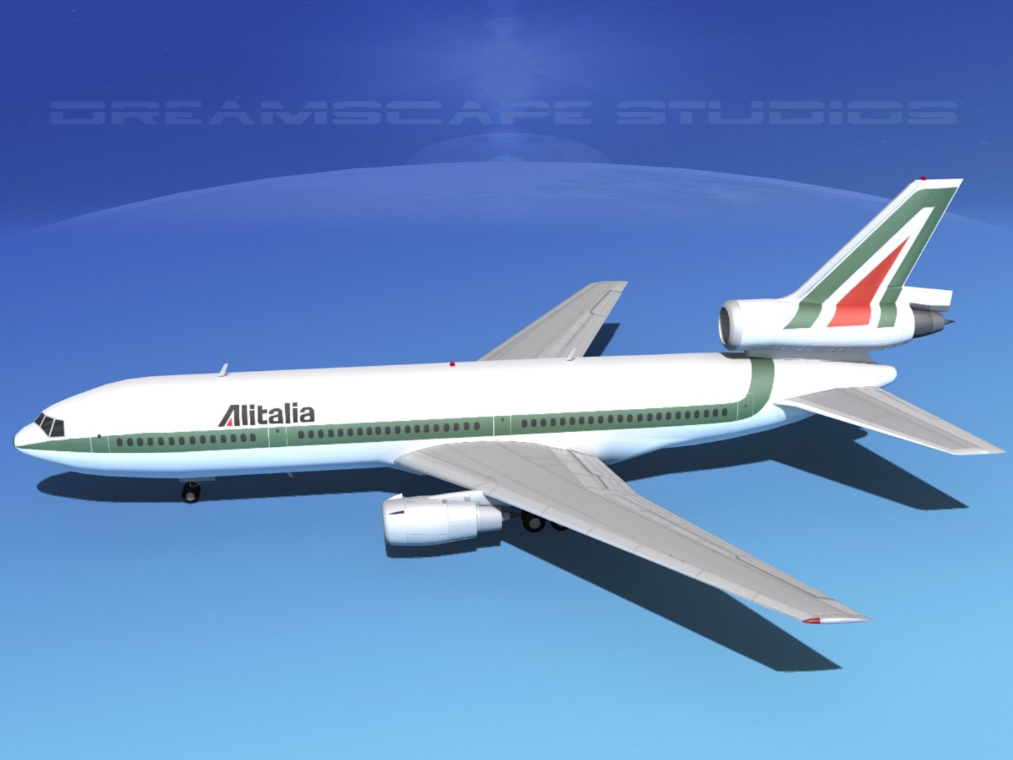 3d Douglas Dc-10 Model