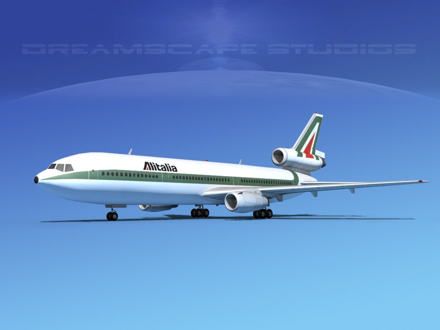 3d Douglas Dc-10 Model