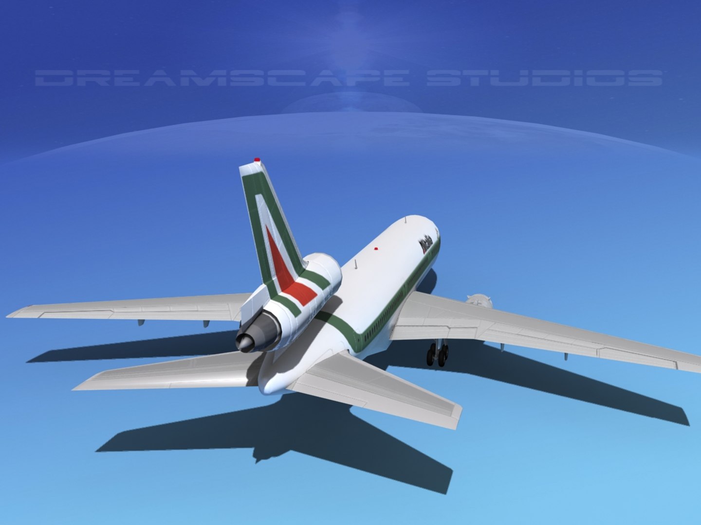 3d Douglas Dc-10 Model