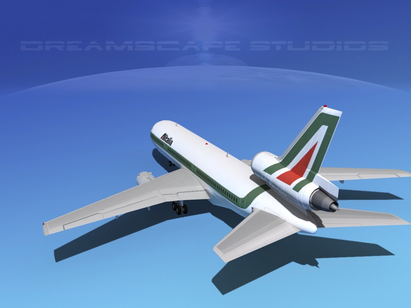 3d Douglas Dc-10 Model