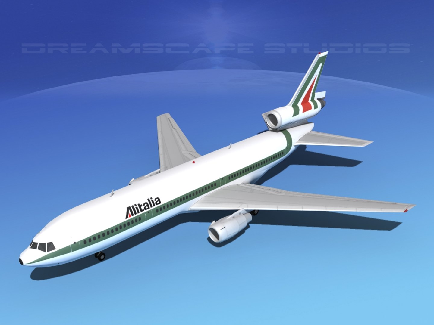 3d Douglas Dc-10 Model