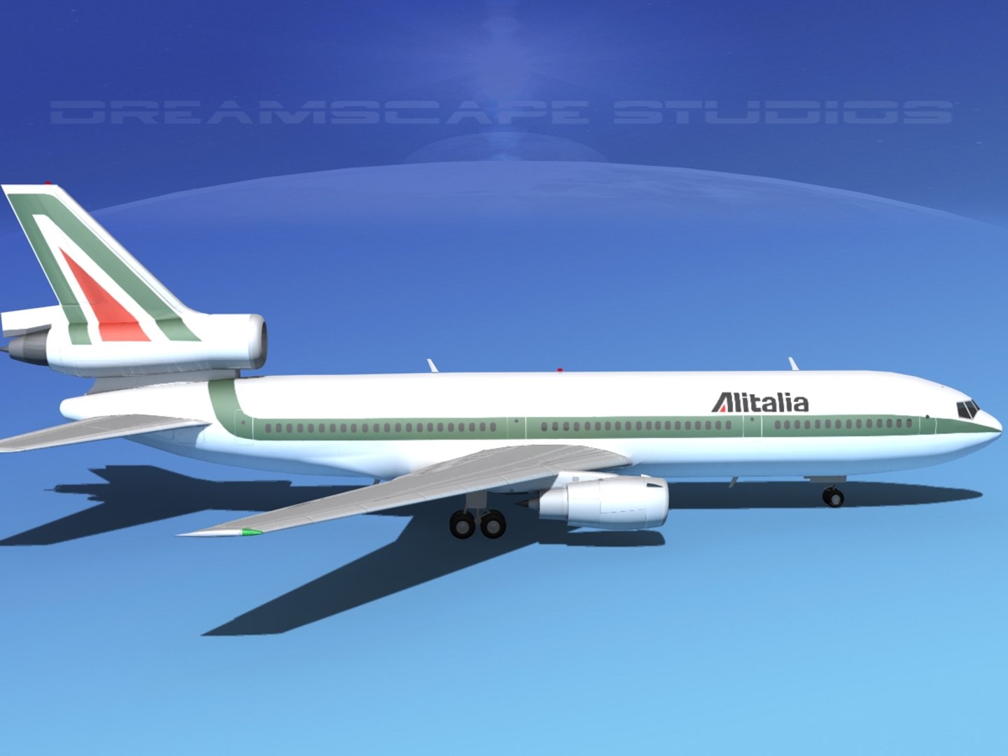3d Douglas Dc-10 Model