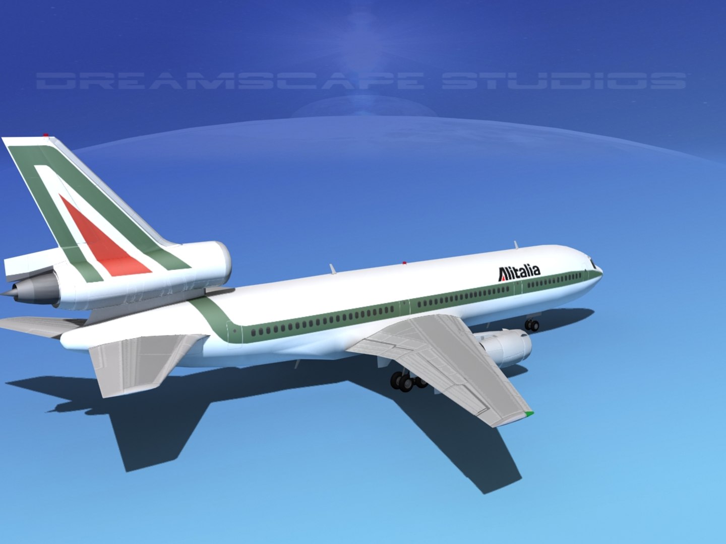 3d Douglas Dc-10 Model