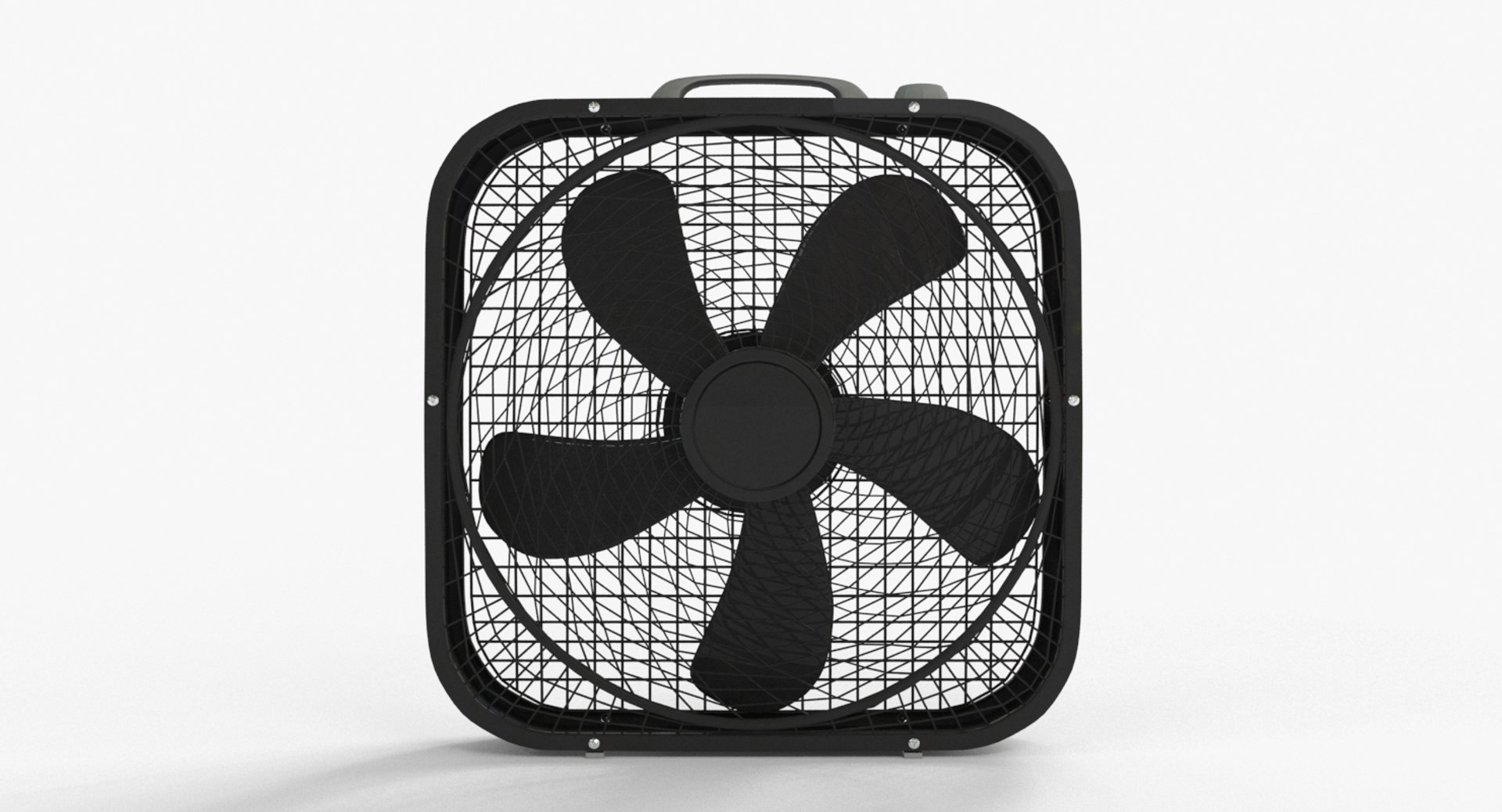 3D Box Fan - TurboSquid 1422101