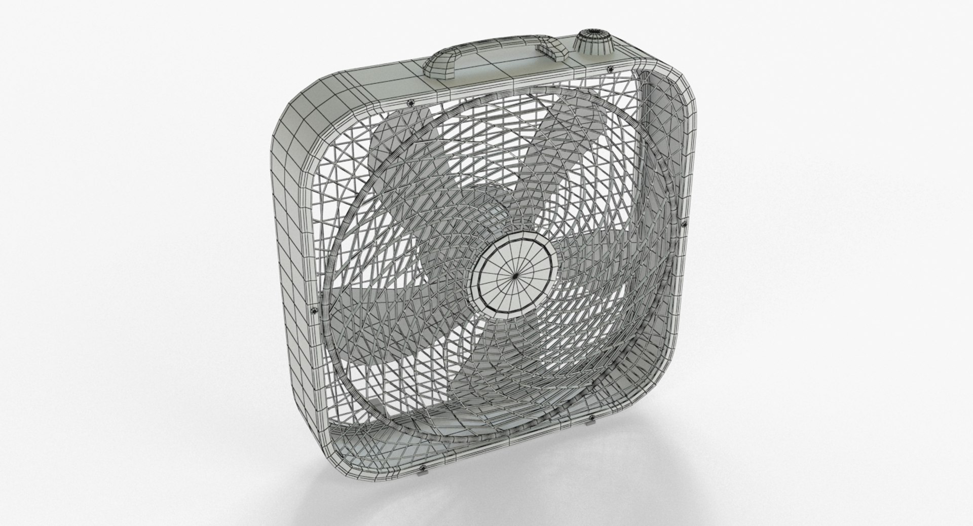 3D Box Fan - TurboSquid 1422101