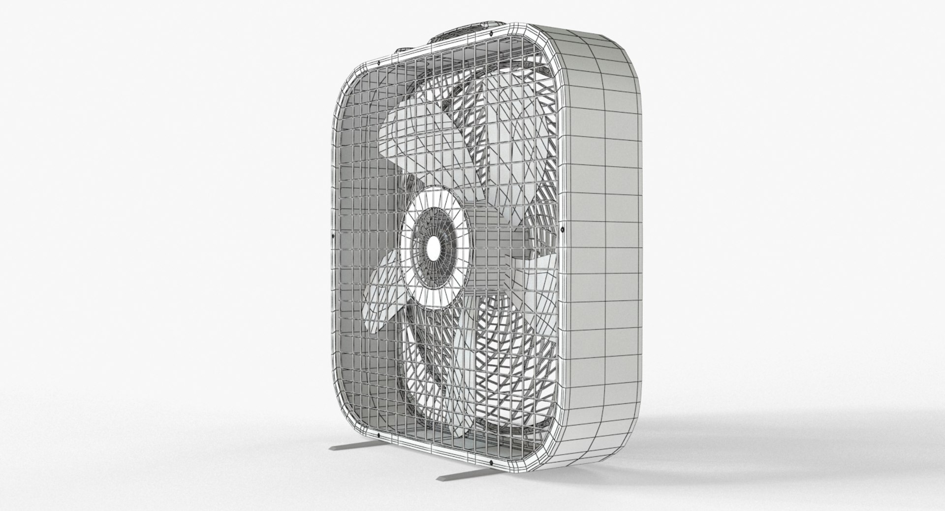 3D Box Fan - TurboSquid 1422101