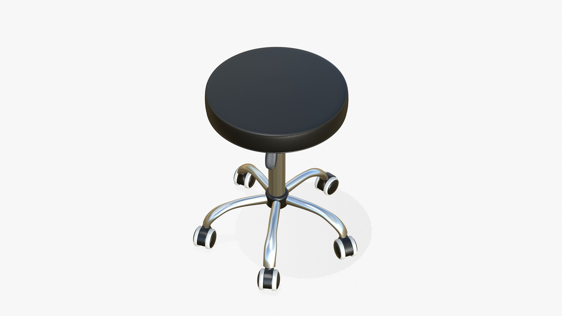3D Doctor Stool Chair Model - TurboSquid 1856469