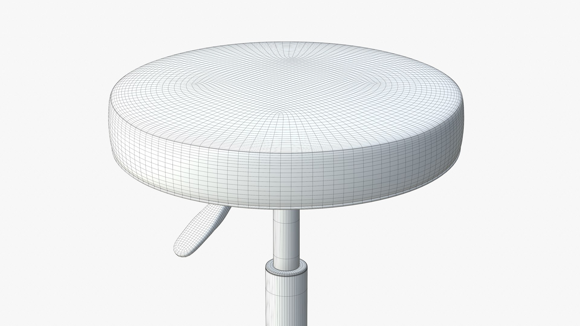 3D Doctor Stool Chair Model - TurboSquid 1856469