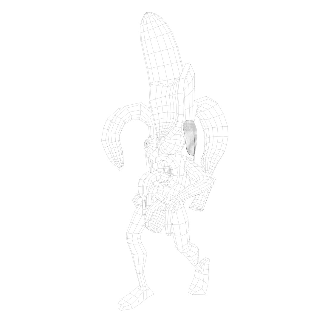 Zombie Banana 3D Model - TurboSquid 1746450