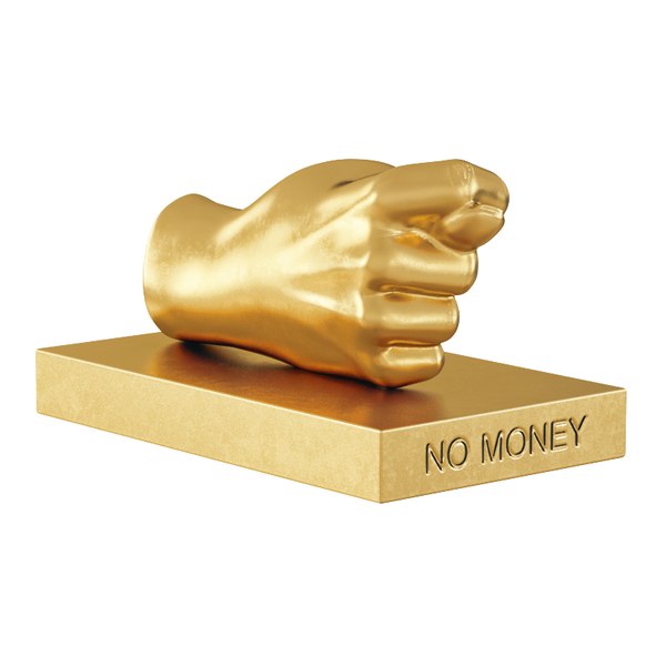 3D dullah figurine money model - TurboSquid 1377878