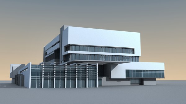 modelo 3d Edificio moderno 130 - TurboSquid 1721599