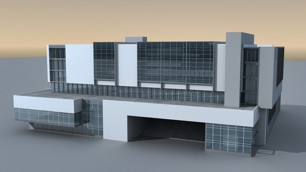 modelo 3d Edificio moderno 130 - TurboSquid 1721599