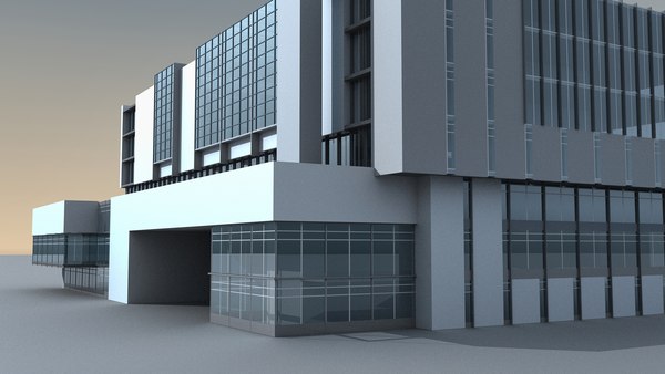 modelo 3d Edificio moderno 130 - TurboSquid 1721599