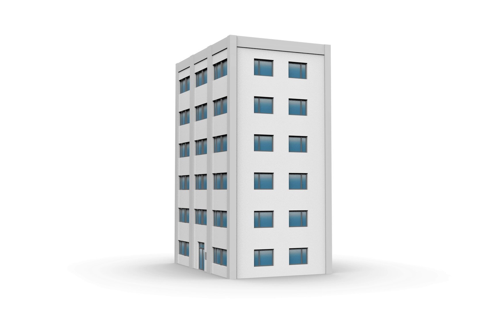 Cartoon Office Building 3 model - TurboSquid 2012638