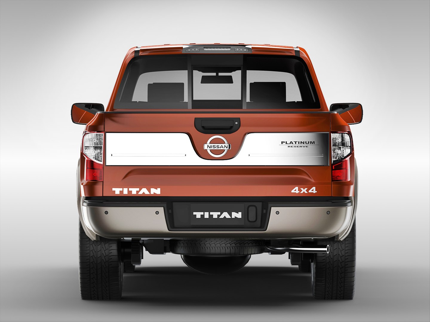 3d Model Nissan Titan 2017