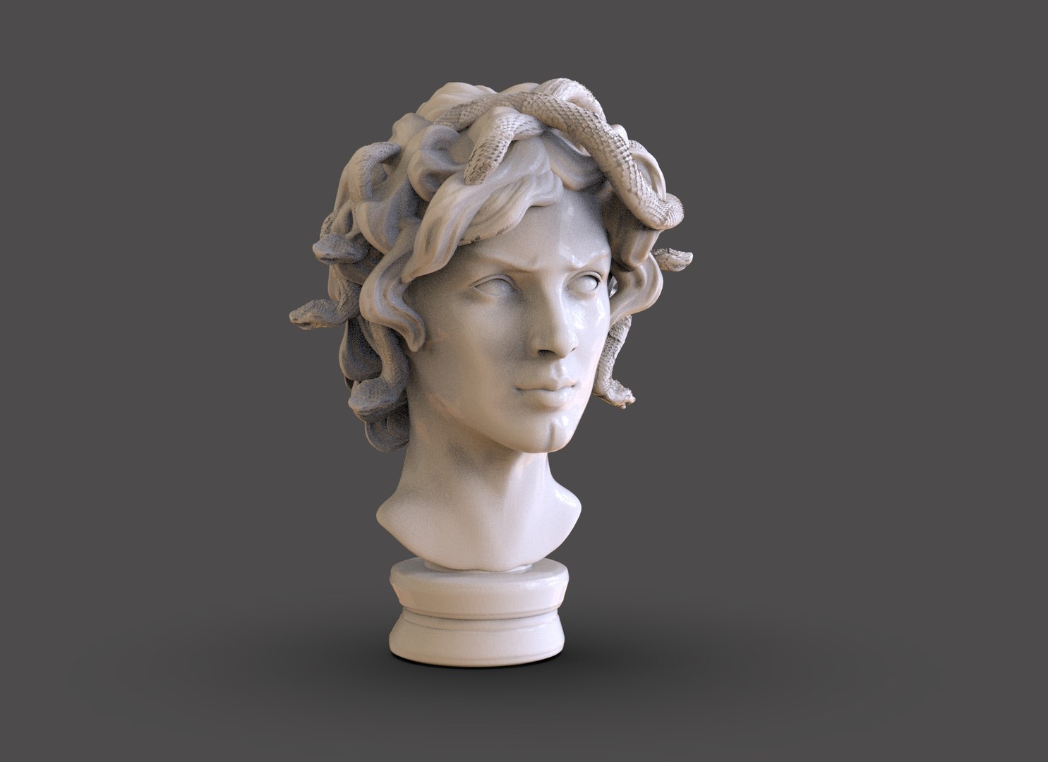 3D Model Medusa Bust - TurboSquid 2186985