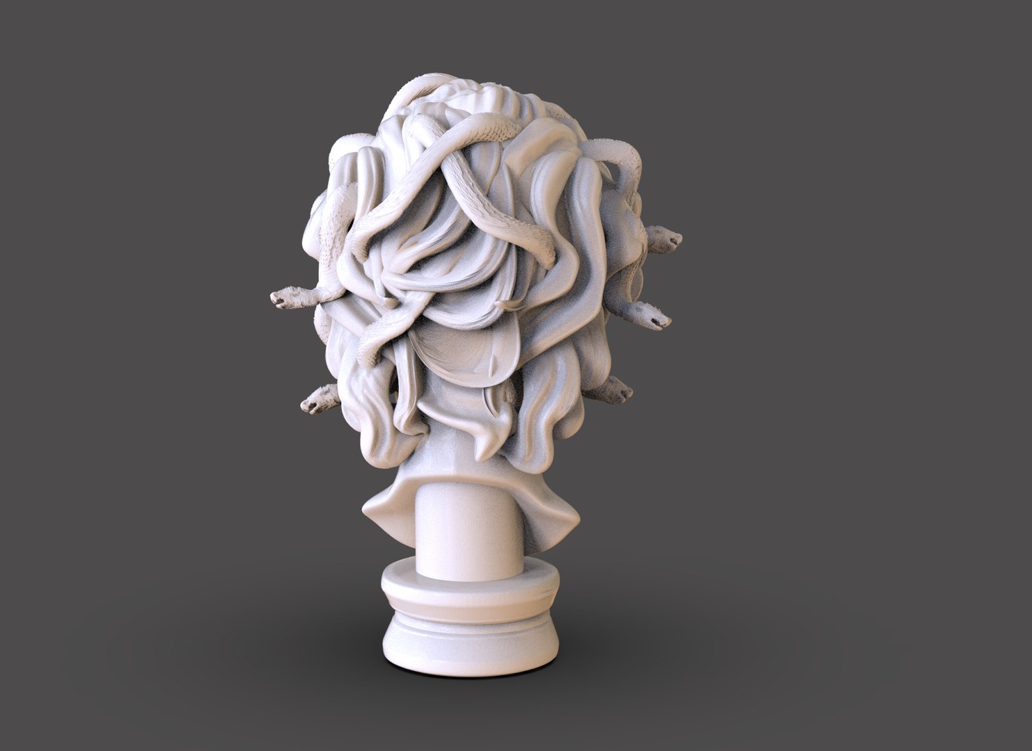 3D Model Medusa Bust - TurboSquid 2186985