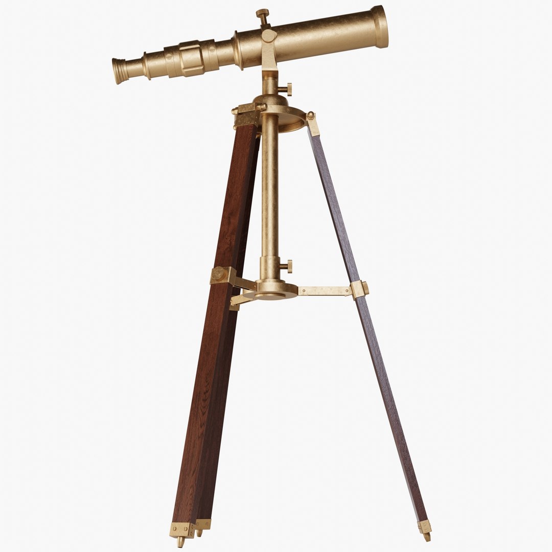 Vintage Telescope 3D Model - TurboSquid 2034516