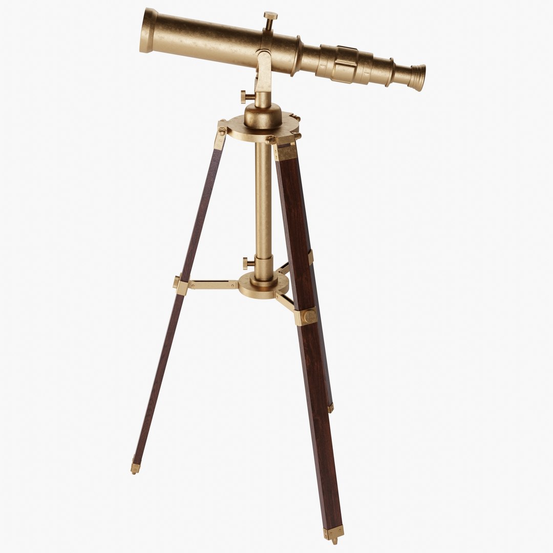Vintage Telescope 3D Model - TurboSquid 2034516