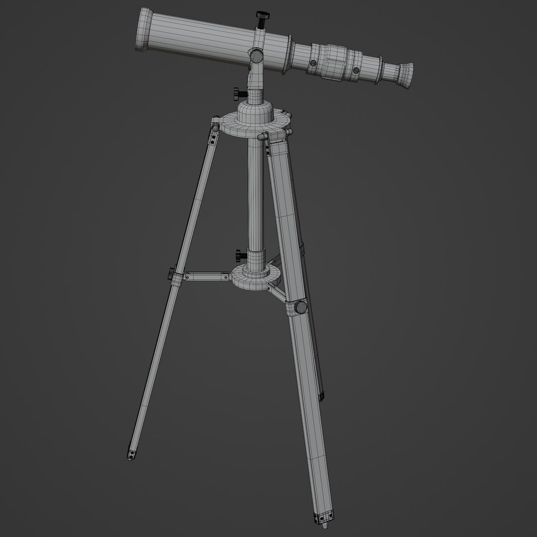 Vintage Telescope 3D Model - TurboSquid 2034516