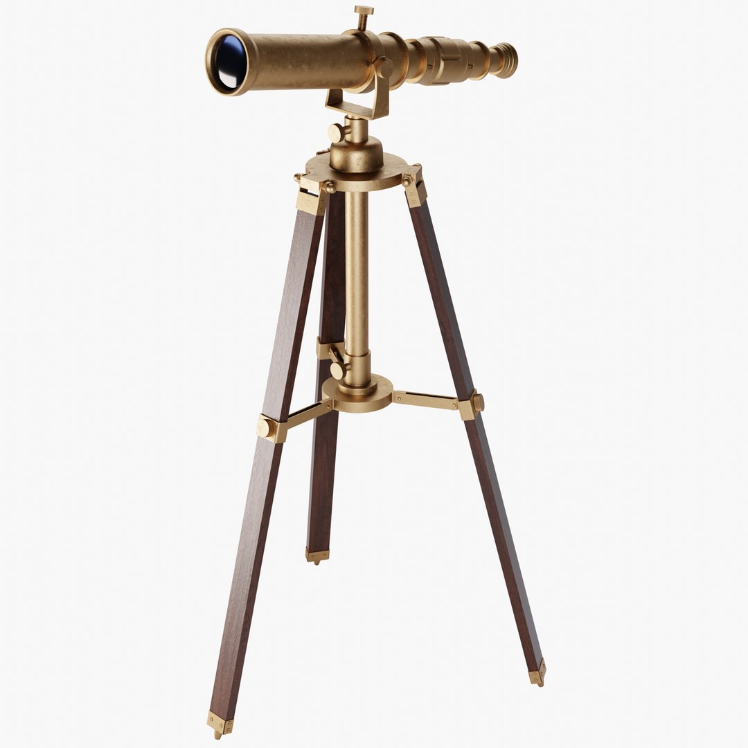 Vintage Telescope 3D Model - TurboSquid 2034516