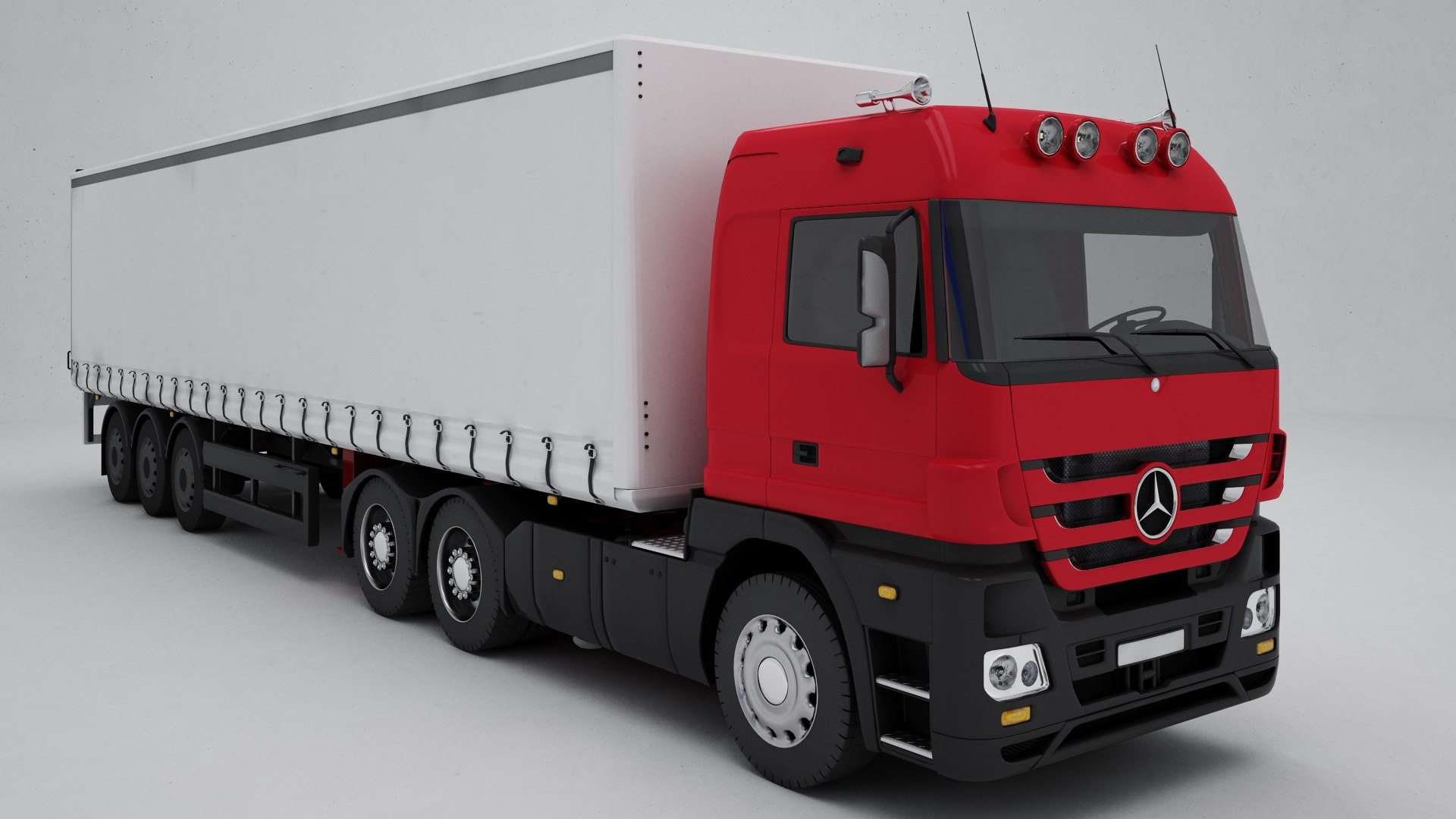 Mercedes Actros Model - TurboSquid 1907345