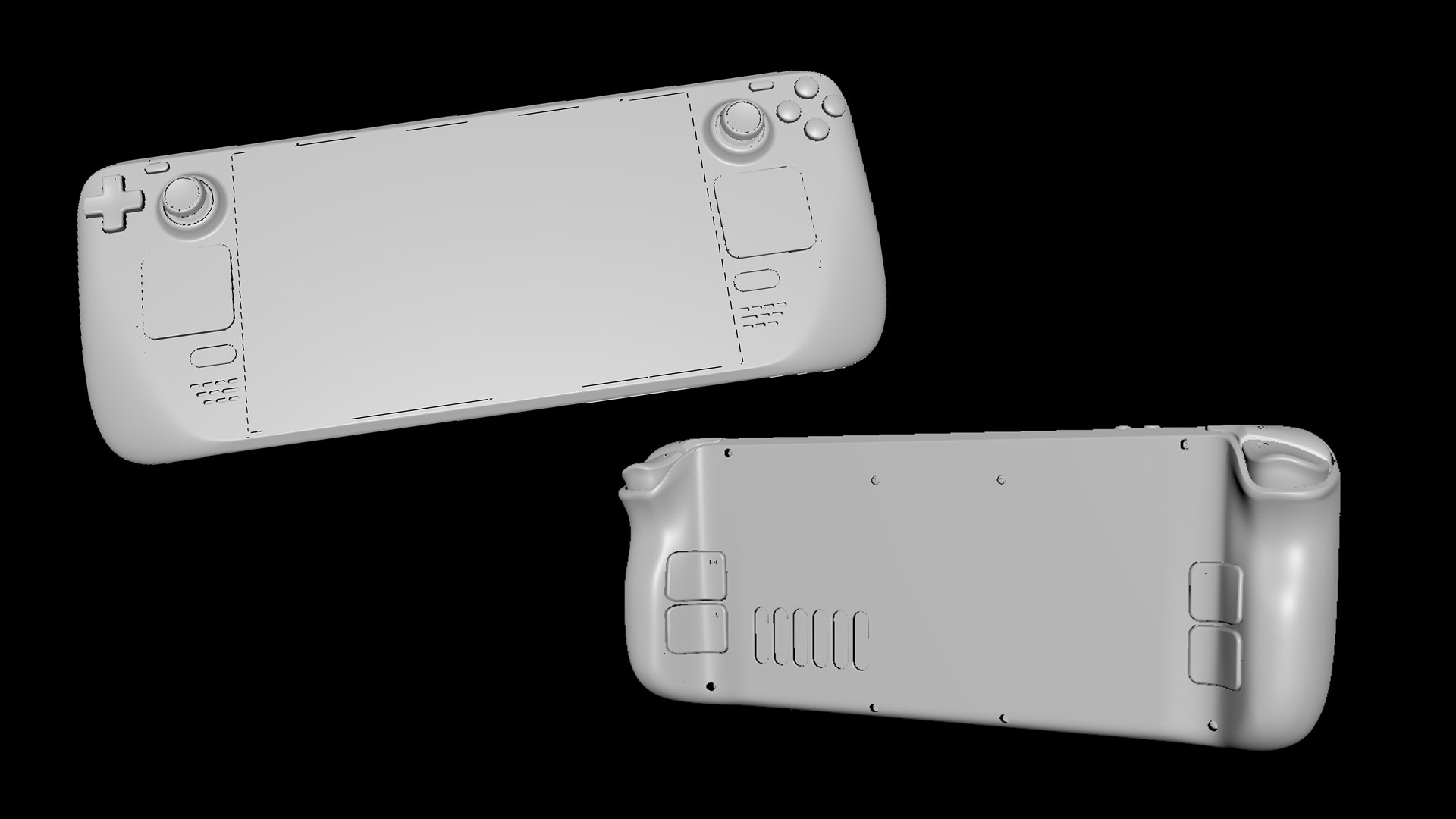 Steam Deck Valve Console 3D Model - TurboSquid 2112611