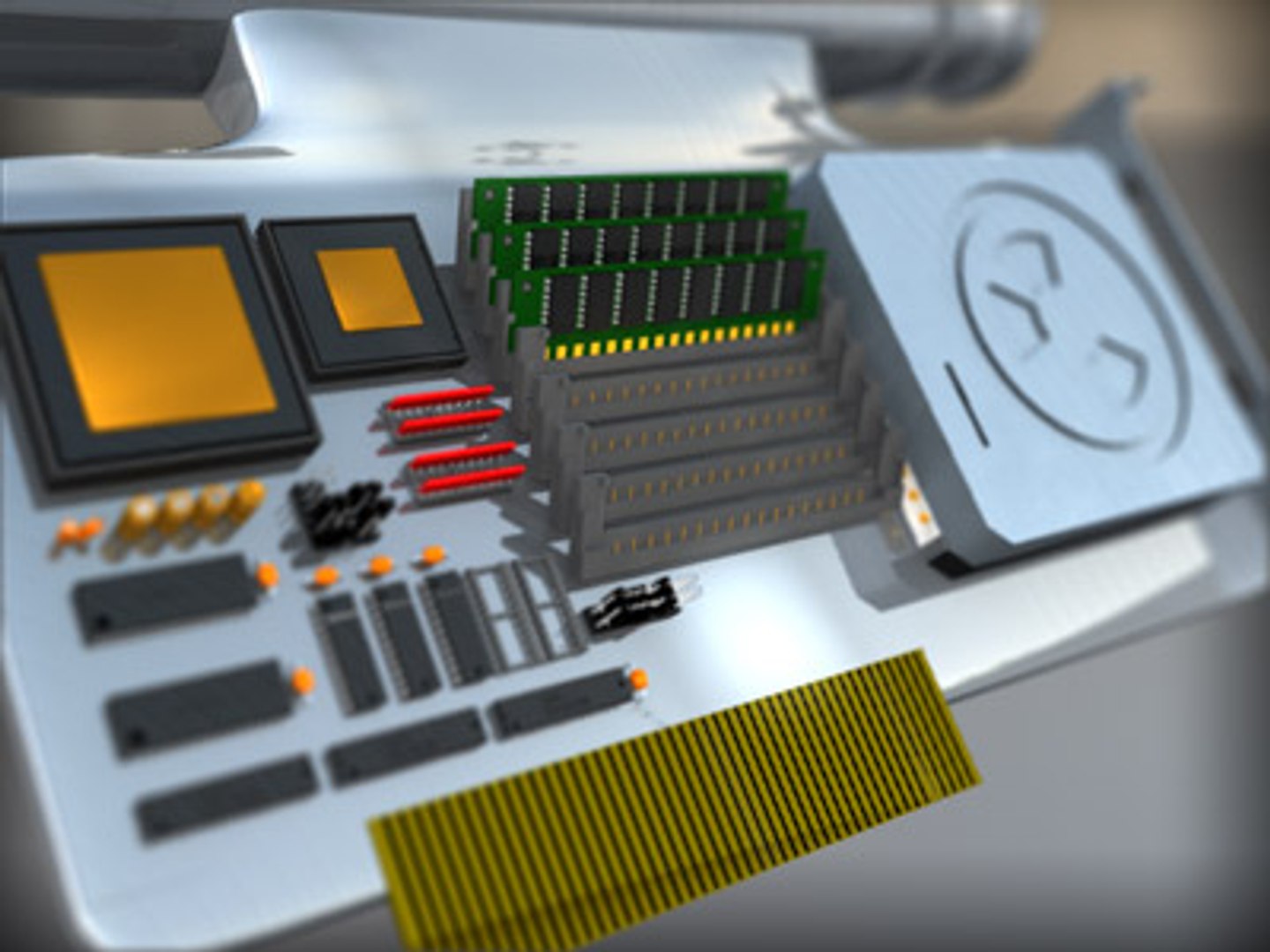 Key Technology 3d Model