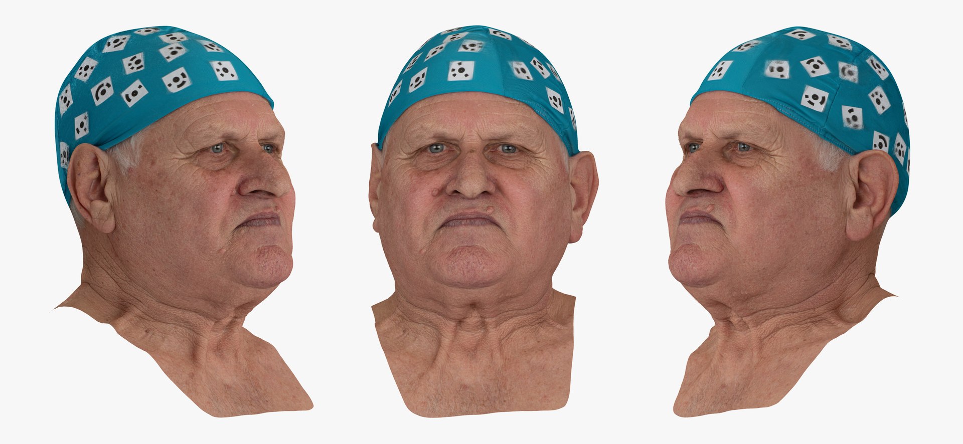 Homer Human Head Jaw Thrust AU29 RAW Scan 3D model - TurboSquid 1735411