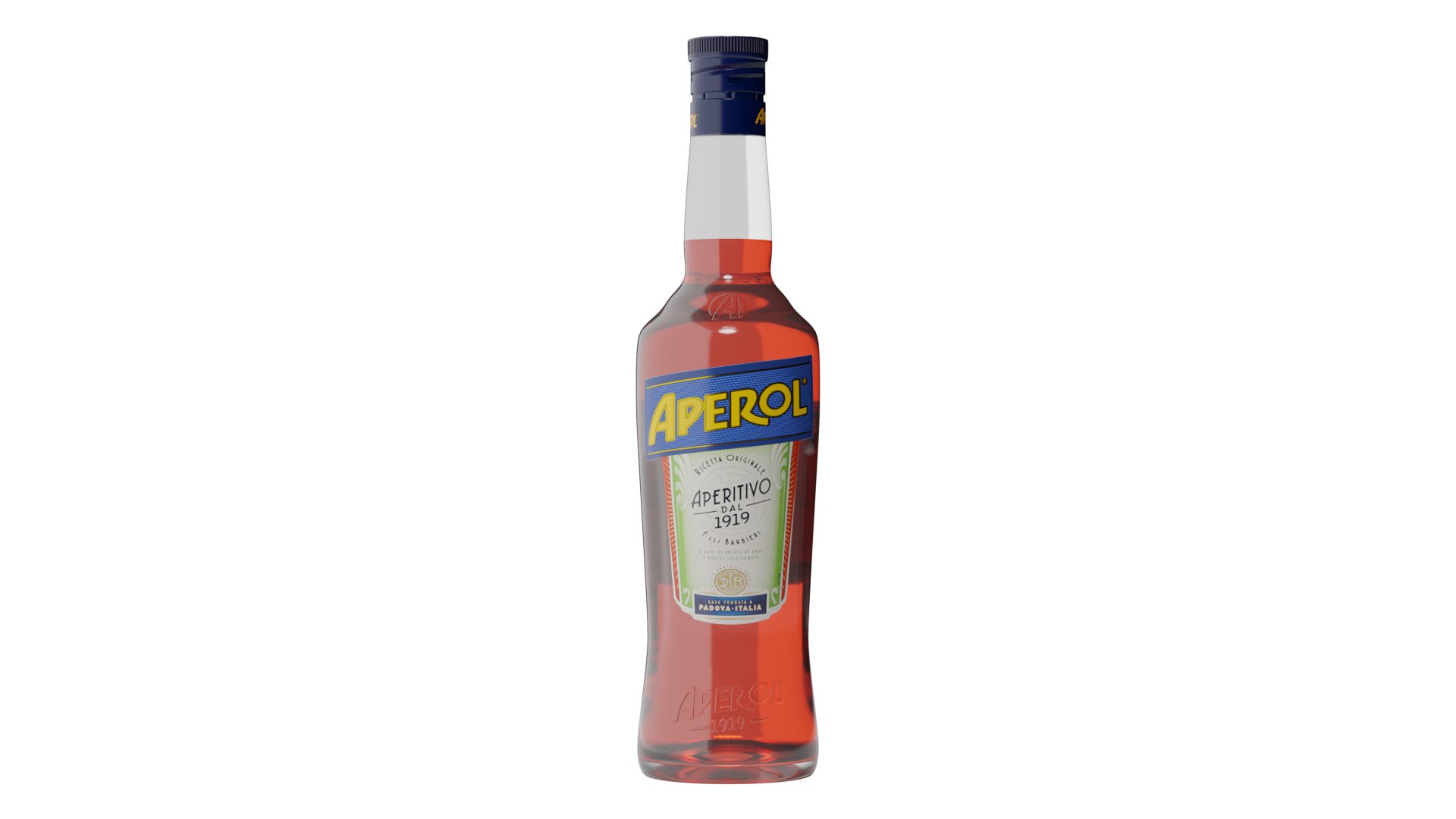 Butelka Aperol PBR 4K Model 3D - TurboSquid 1960578