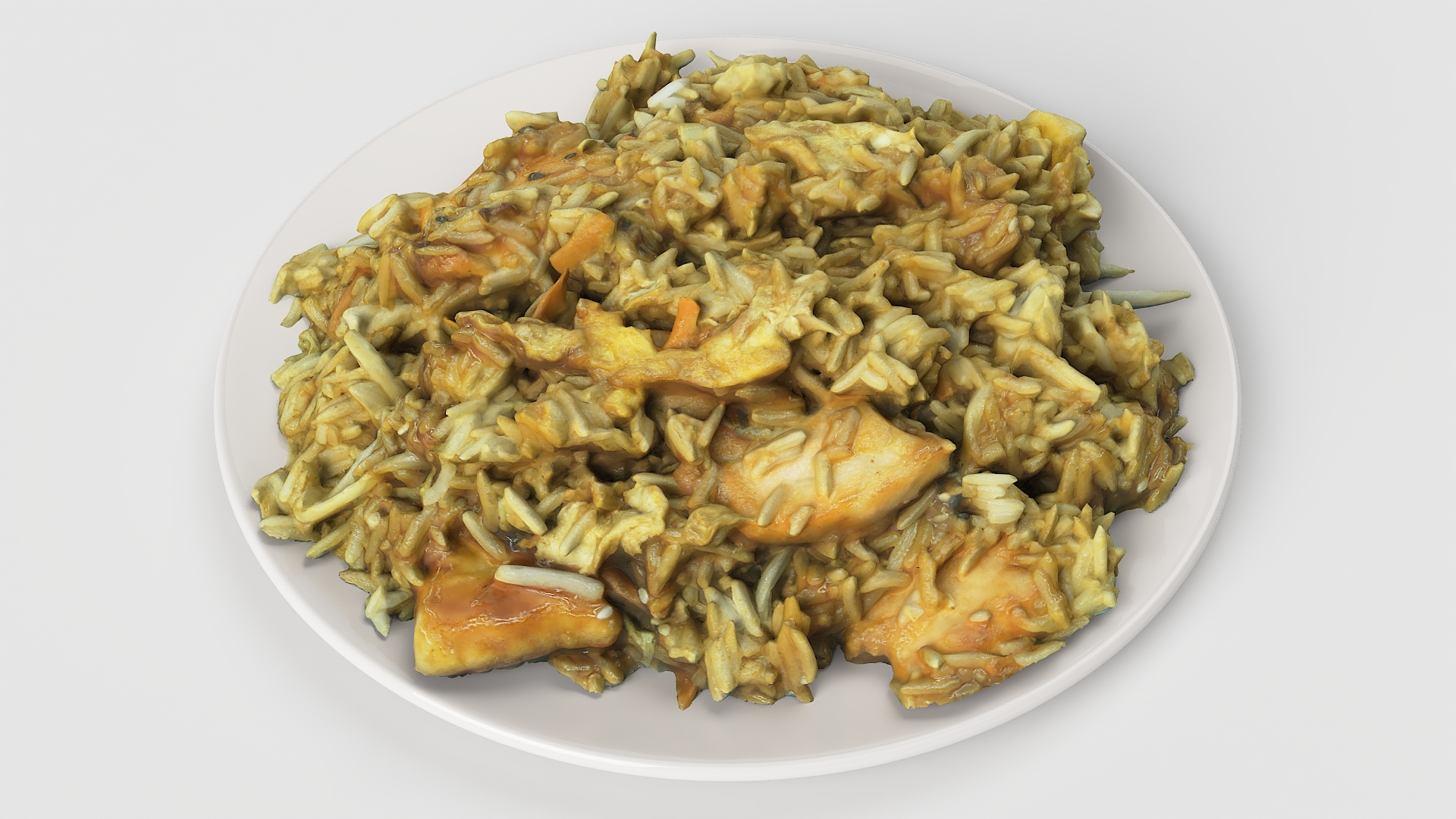 Lunch 25 Asia Rice Teriyaki Pbr Model - TurboSquid 2167851