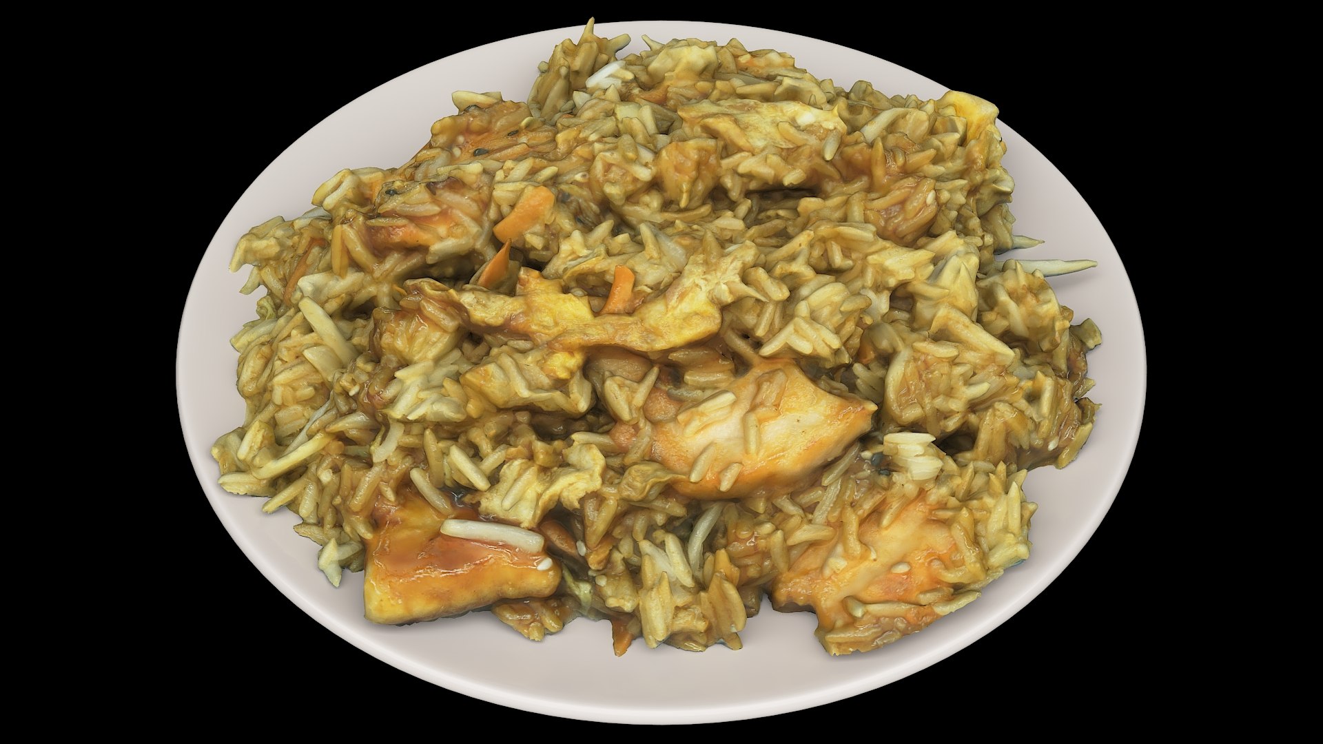 Lunch 25 Asia Rice Teriyaki Pbr Model - TurboSquid 2167851