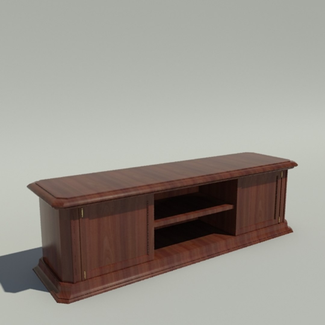 3d model toscano 107ptv 01cile tv stand
