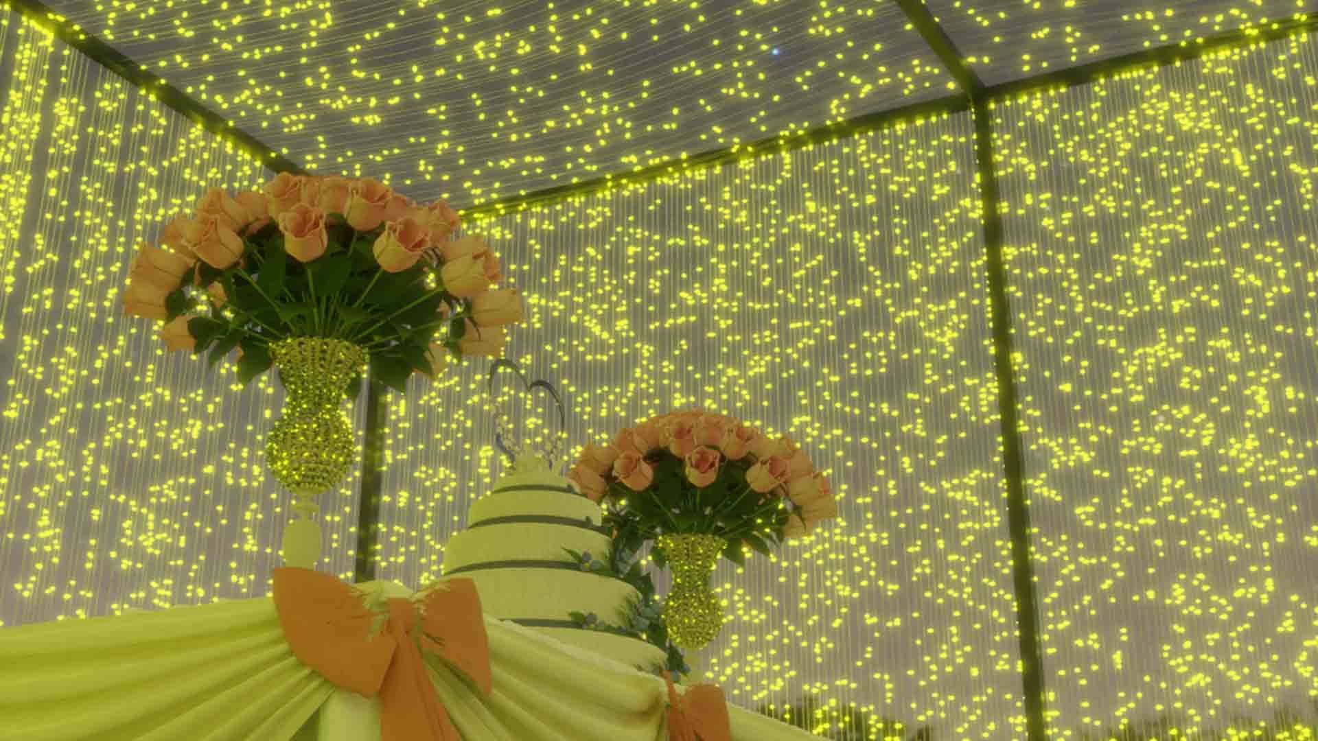 Outdoor Wedding Decoration Light Box 3D Model - TurboSquid 2039771