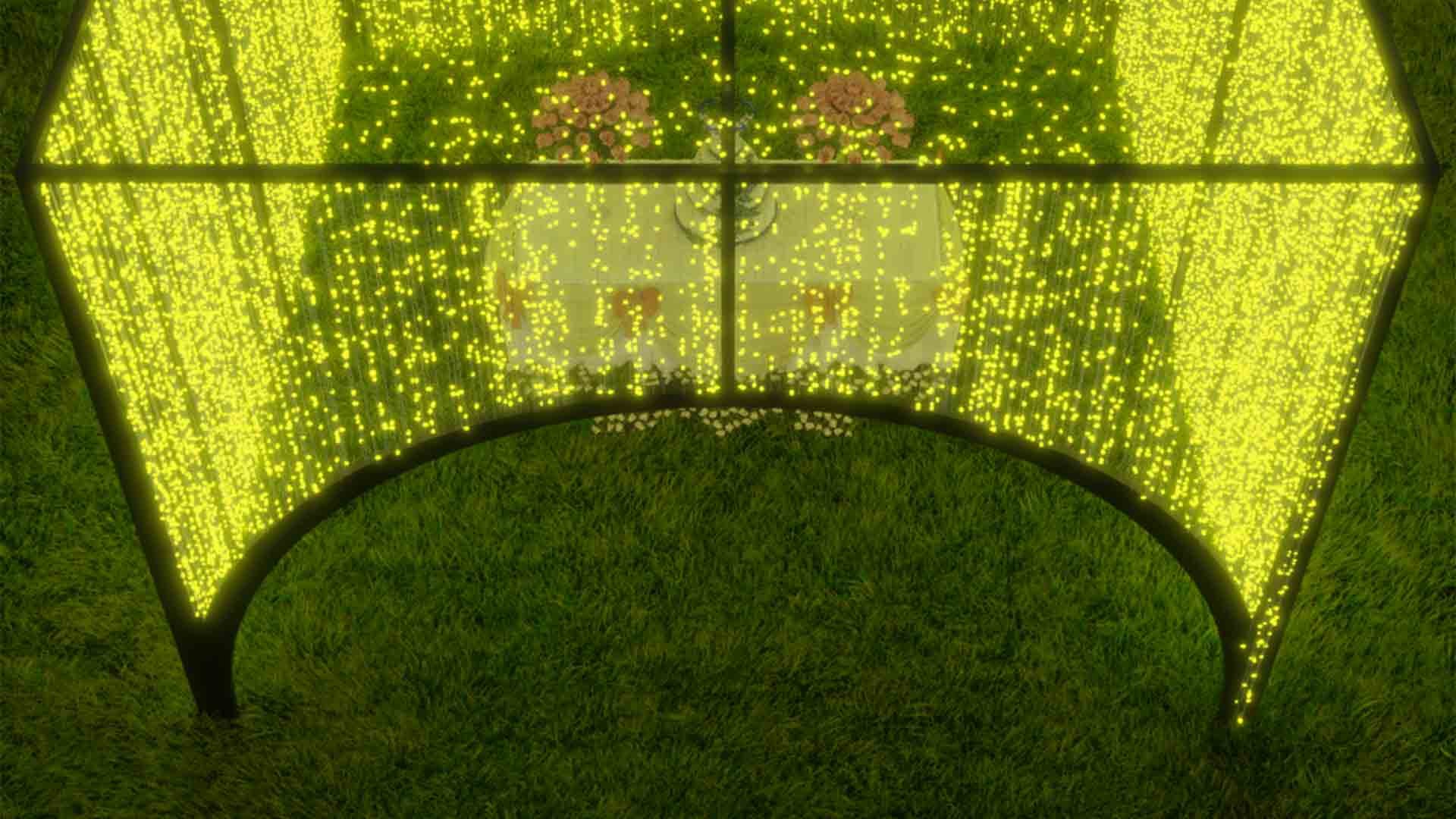 Outdoor Wedding Decoration Light Box 3D Model - TurboSquid 2039771