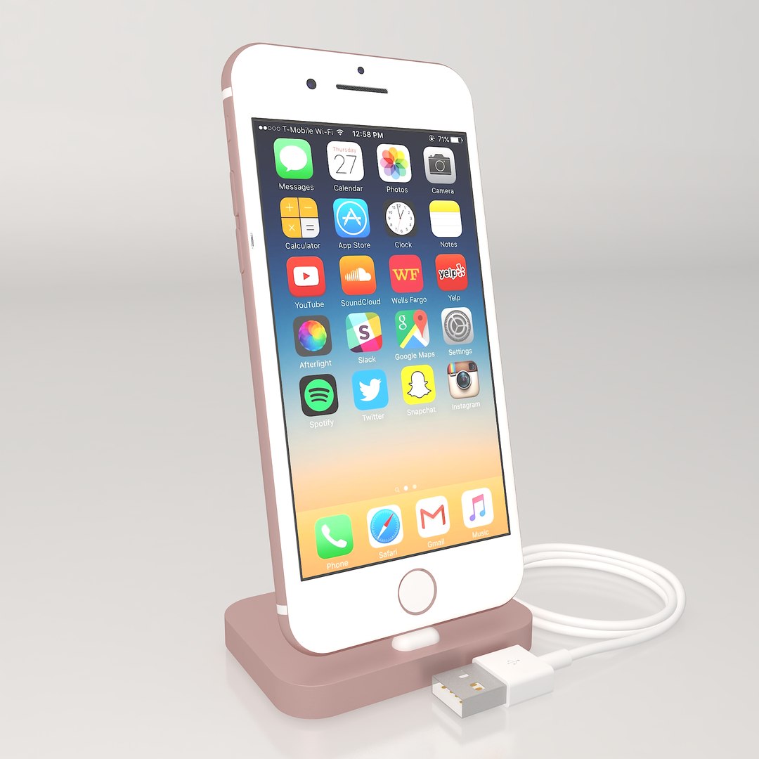 Apple Iphone 7 3D Model - TurboSquid 1194433