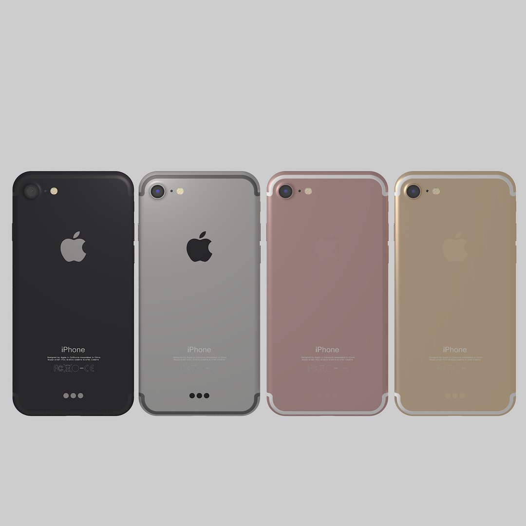 Apple Iphone 7 3D Model - TurboSquid 1194433