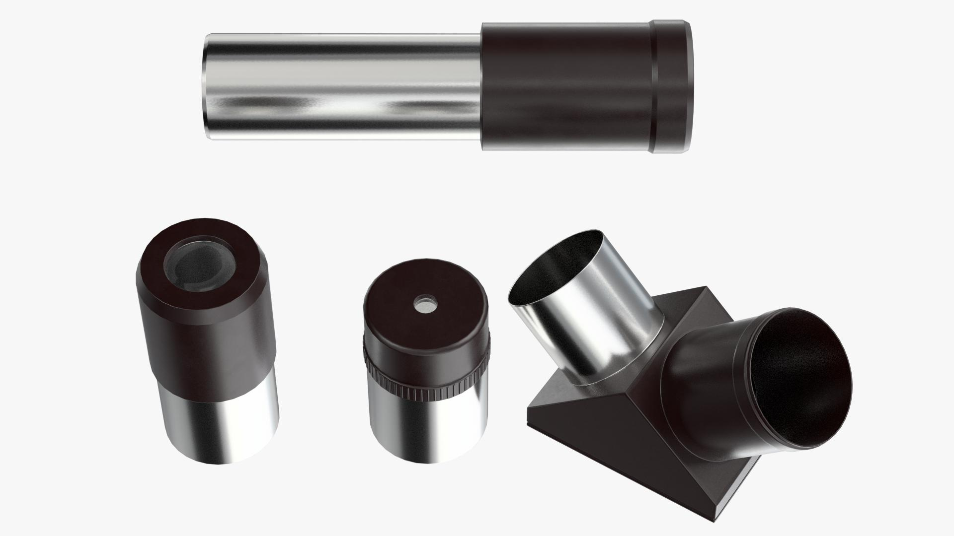 3d x telescope optics parts